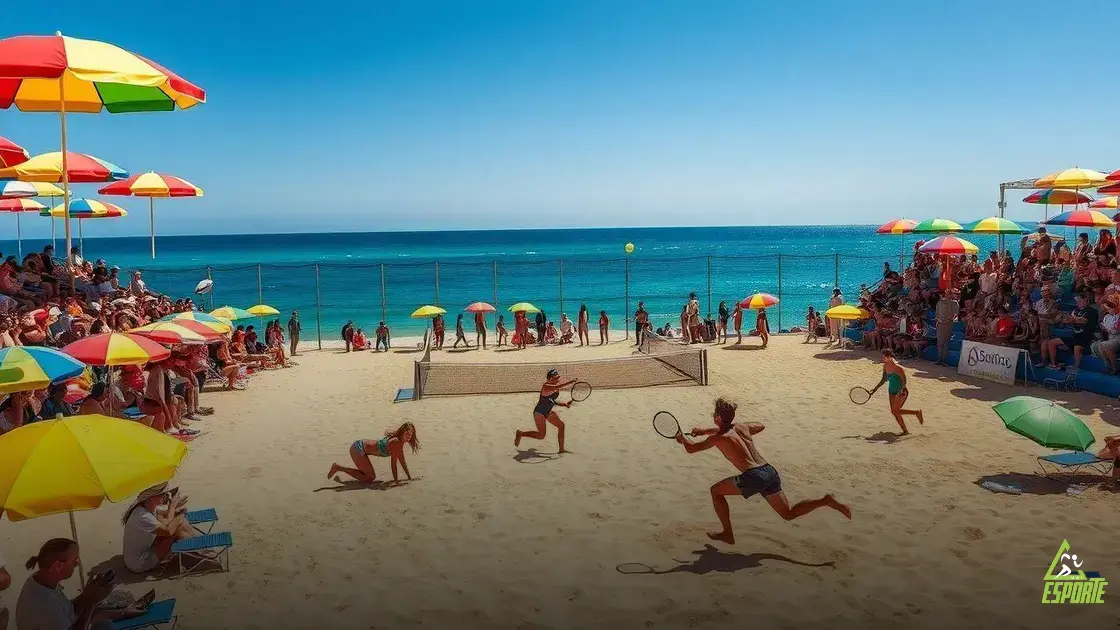 arena beach tennis: descubra por que todos estão jogando!